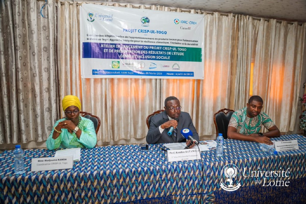 Université de Lomé : Lancement du projet CRISP-Togo pour renforcer les ...